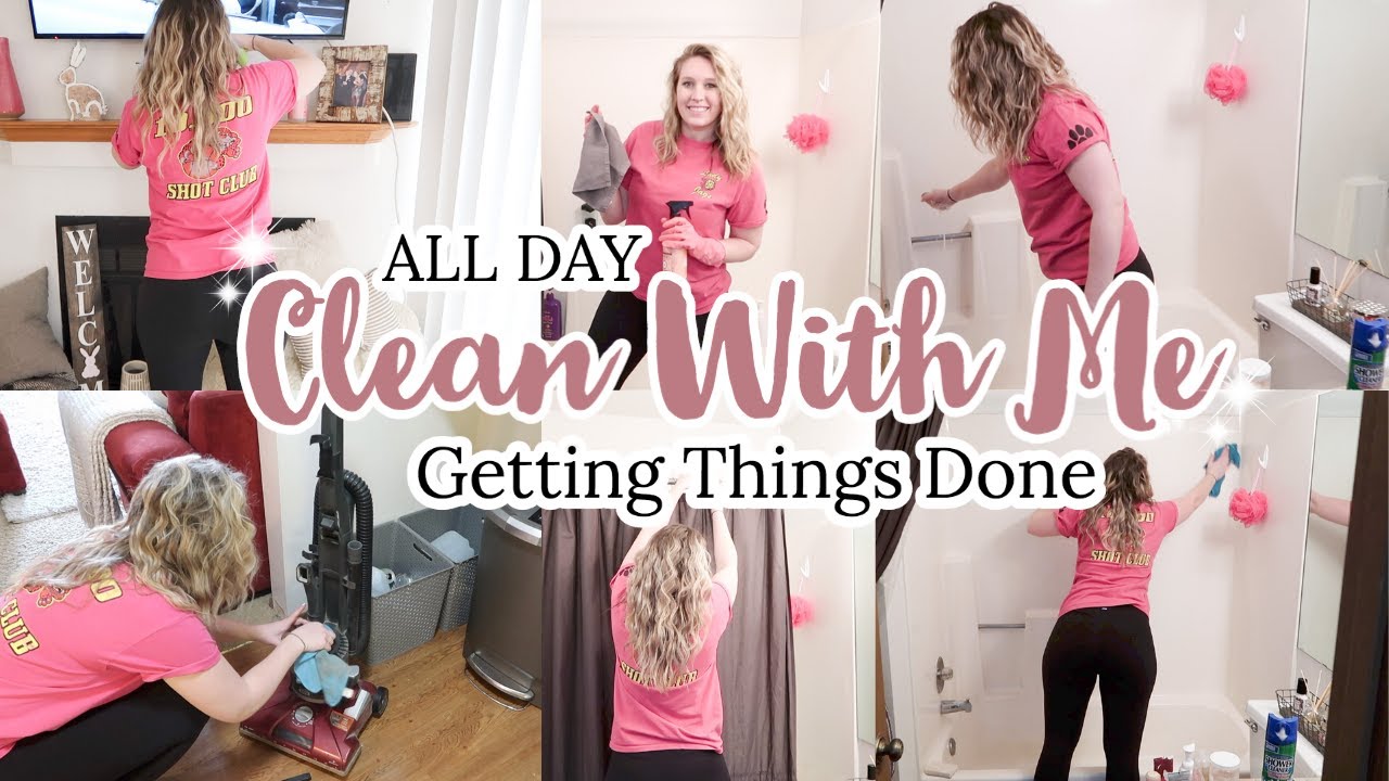 ALL DAY CLEAN WITH ME//CLEANING MOTIVATION//OLIVIA ERICKSON - YouTube