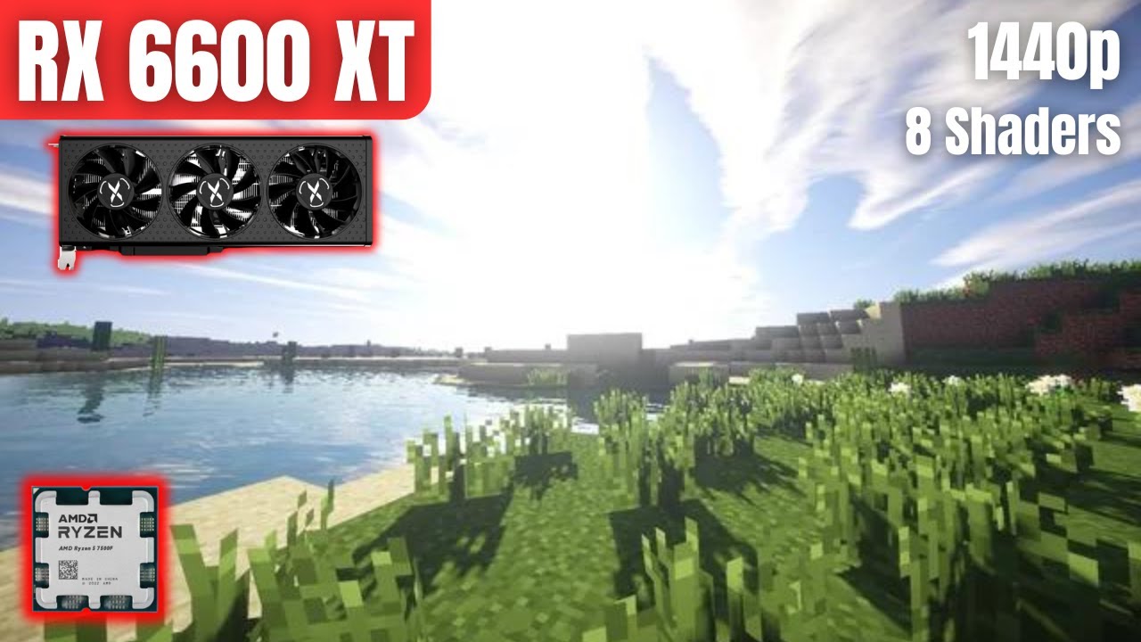 RX 6600 XT & Ryzen 5 7500F : Minecraft 1.20 - 8 Shaders Tested - 1440p ...