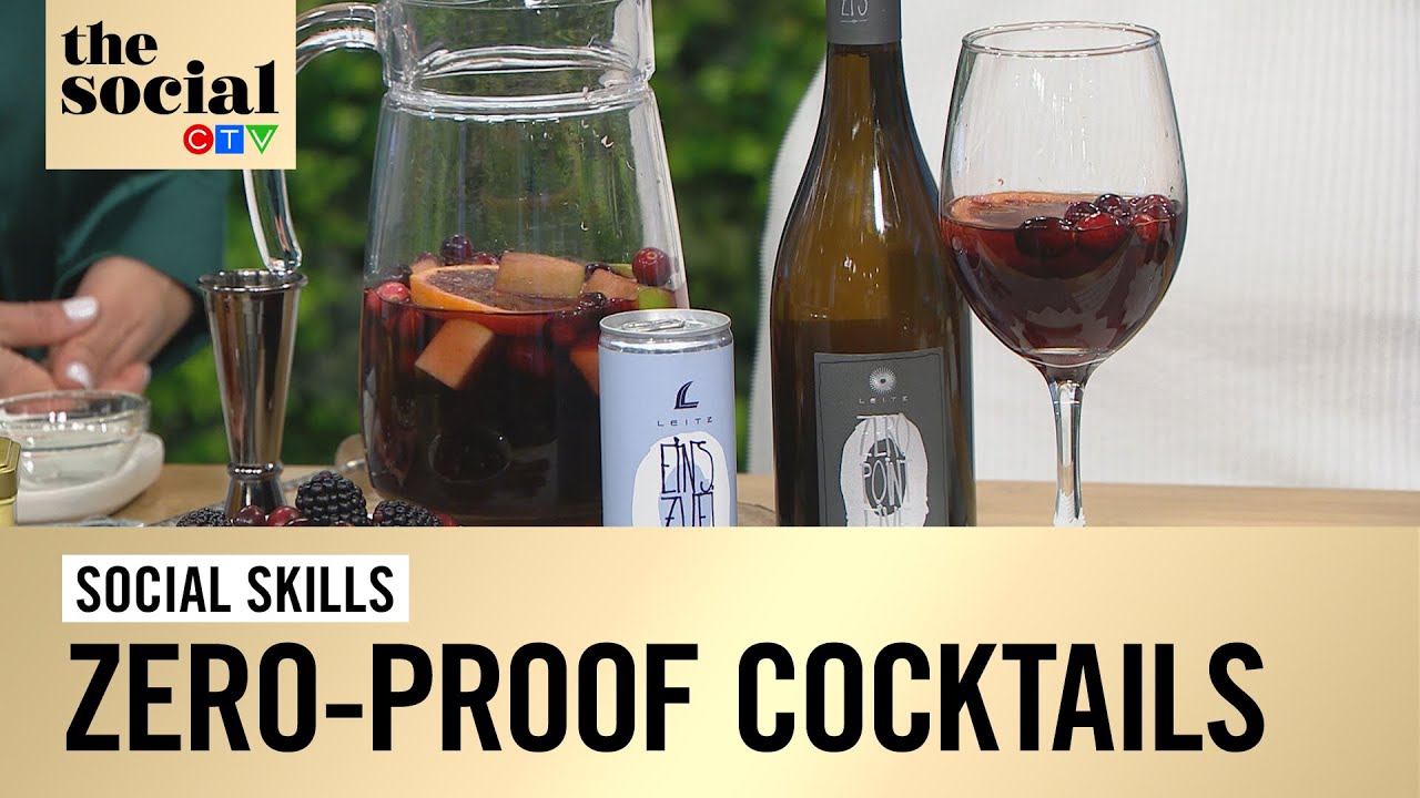 Unbelievably tasty zero-proof cocktails | The Social - YouTube