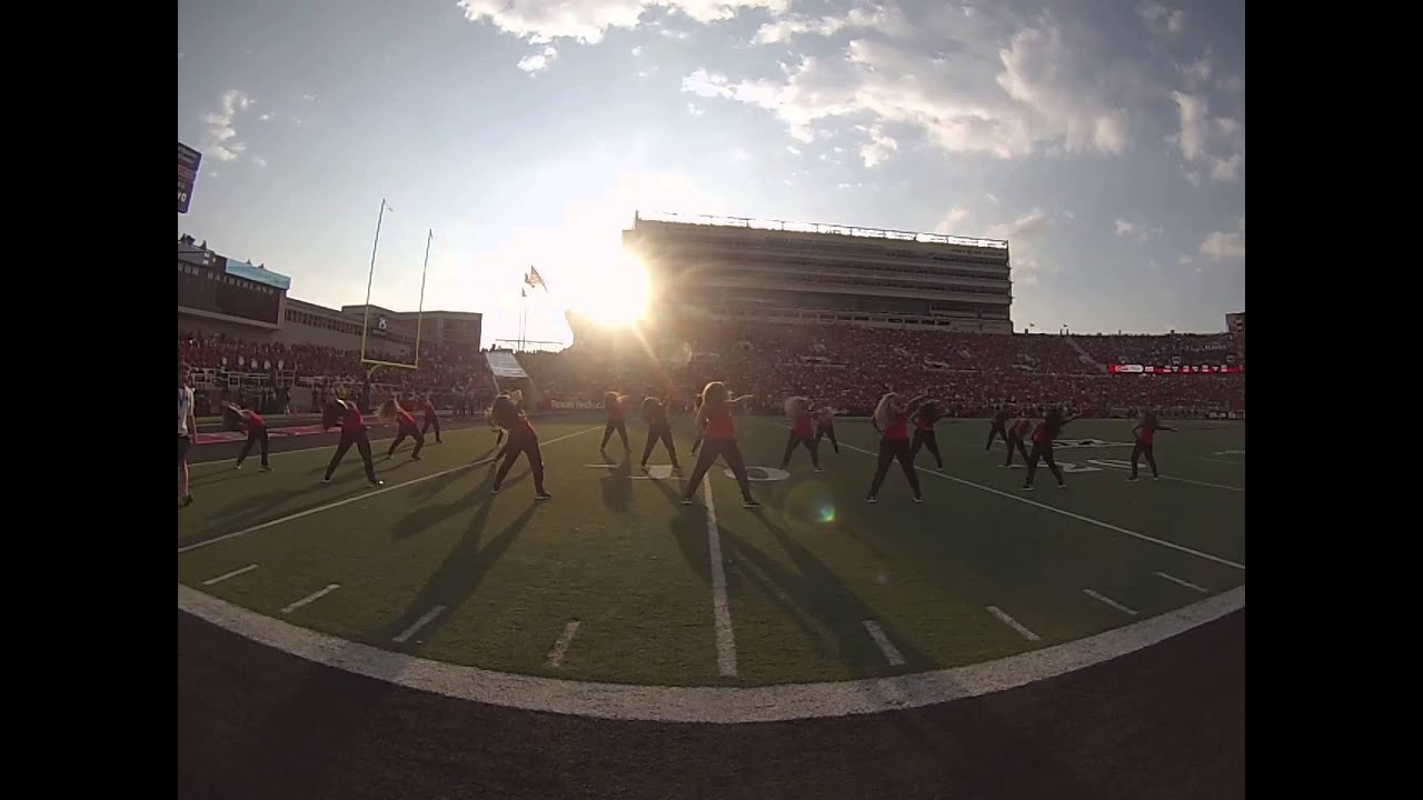 Texas Tech Pom Squad Performance at TCU game 9/26/15 - YouTube