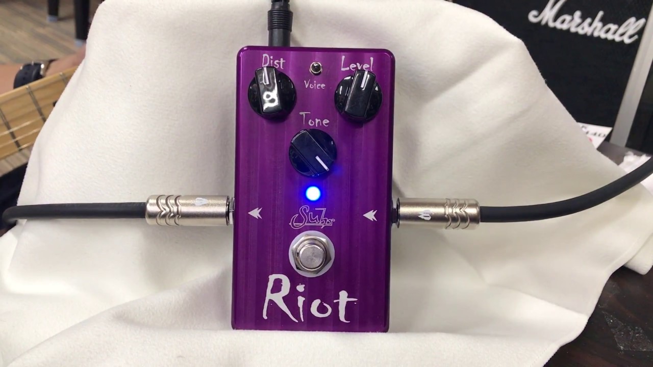 Suhr Riot Distortion - YouTube
