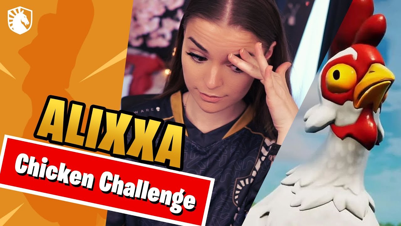 Can Alixxa get a Chicken Victory Royale? | Liquid Alixxa Fortnite - YouTube