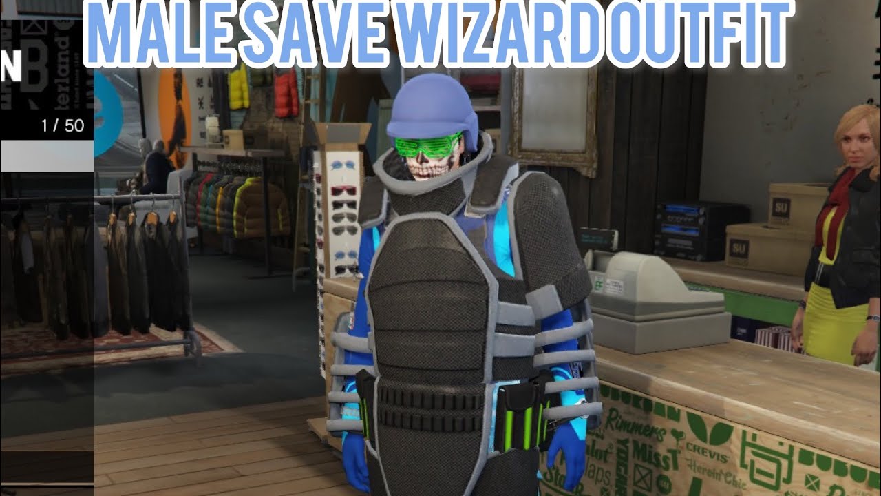 *NEW* HOW TO GET SAVE WIZARD OUTFITS ON GTA5 ONLINE MALE l 1.57 ...