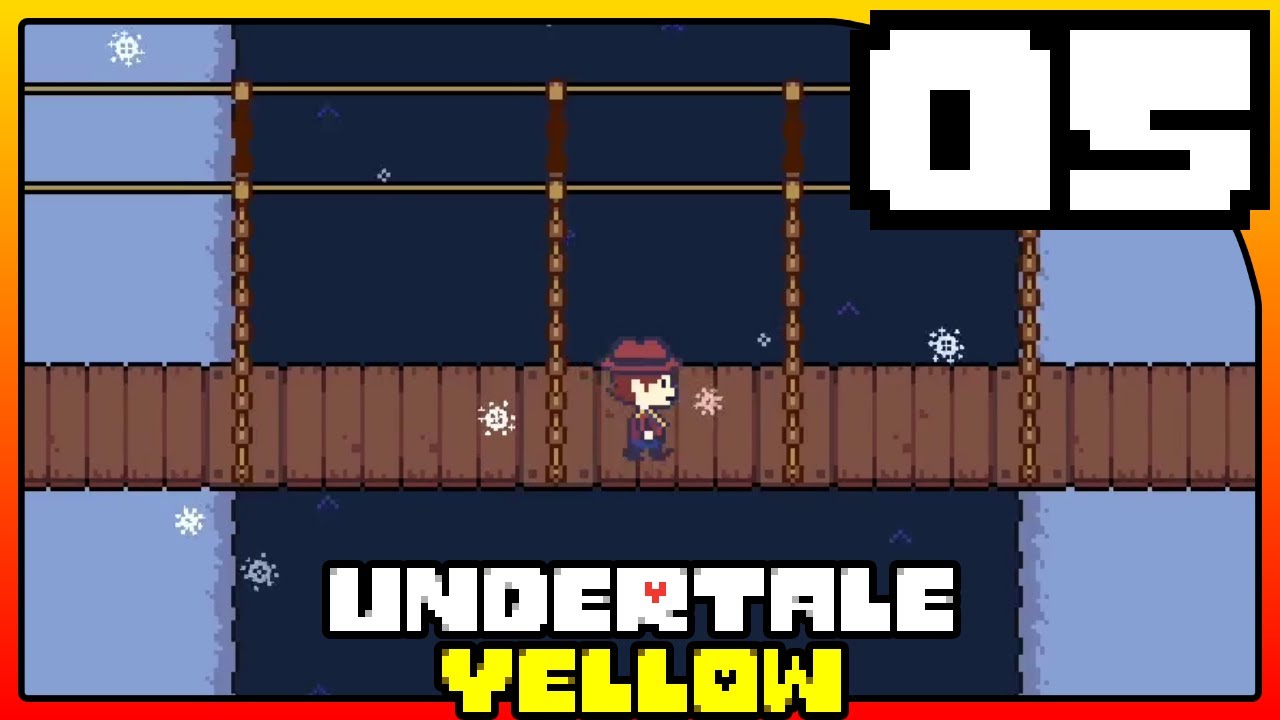 Let's Play Undertale Yellow Blind (Part 5): The Handsome Bridge - YouTube