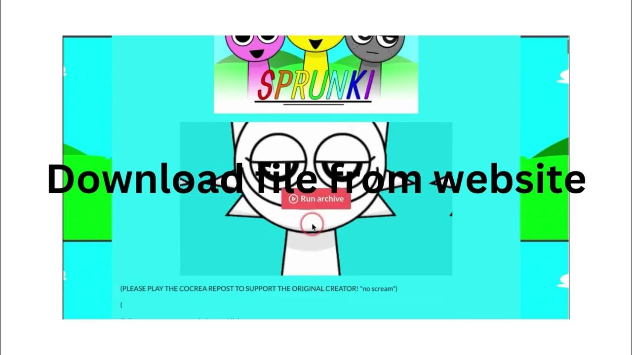 How to GET Sprunki on SCRATCH... #sprunki #games - YouTube