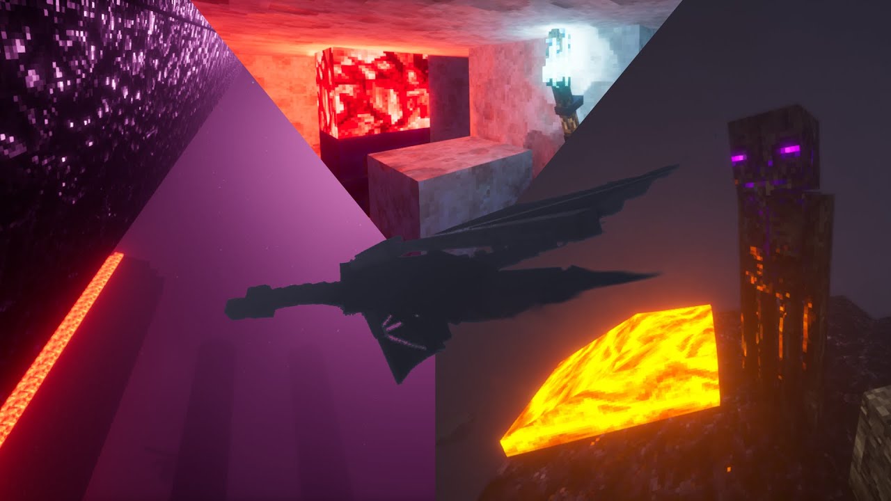 Minecraft graphic test - Experimentando shaders no END, e vendo qual é ...