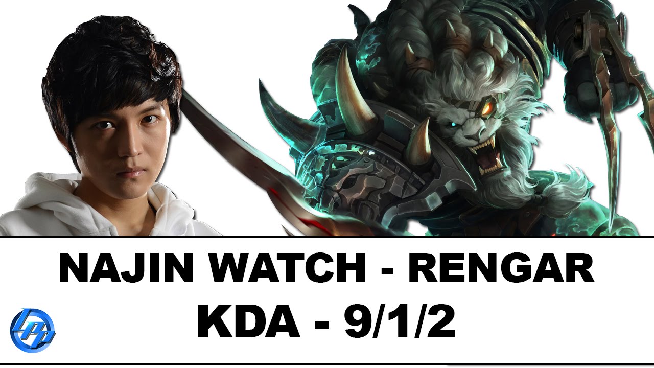 Najin Watch - Rengar Jungle - Kr SoloQ - YouTube