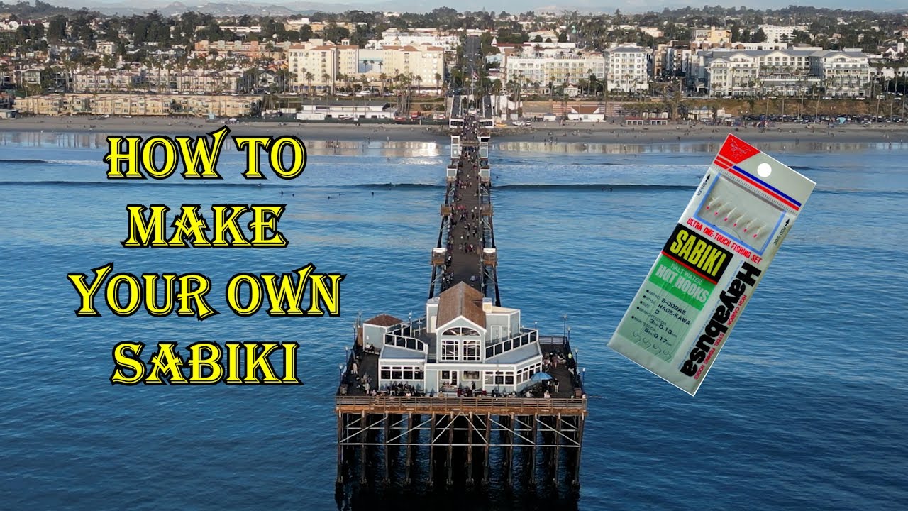 How To Make Your Own Sabiki Rig (Oceanside Pier Fishing) - YouTube