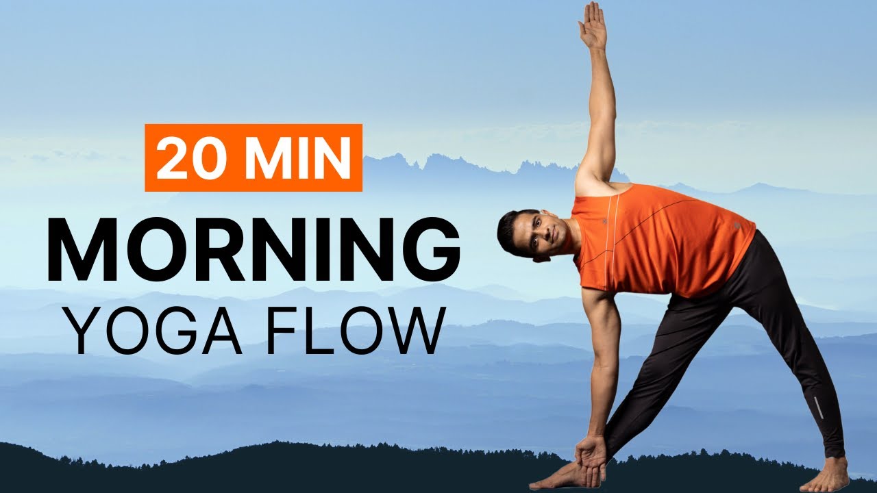 20 min Morning Yoga Flow | Full Body Morning Stretch | Yoga with Naveen ...