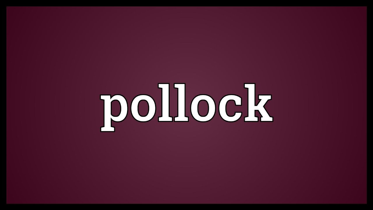 Pollock Meaning - YouTube