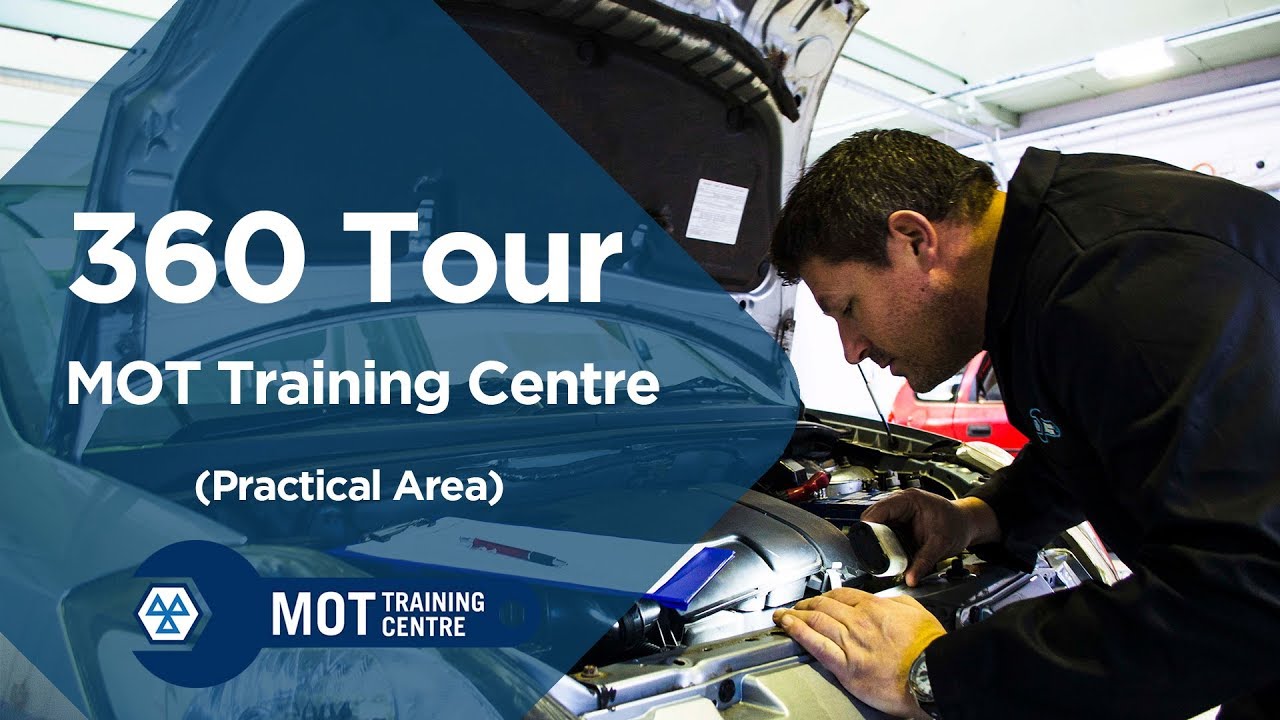 MOT Training Centre 360 Video (Practical Area) - YouTube