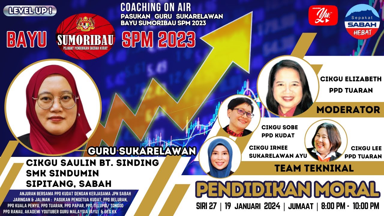 🔴 [LIVE] BAYU SUMORIBAU SPM SIRI 27 :PENDIDIKAN MORAL OLEH CIKGU SAULIN ...