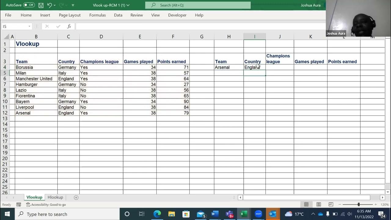 Excel Tips and Tricks(Vlookup) - YouTube