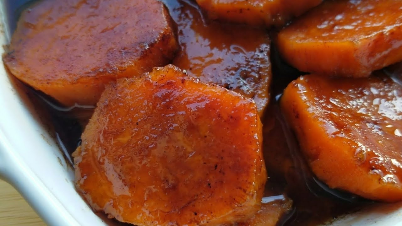 Easy Delicious Microwave Candied Yams! How to make candied yams in the ...