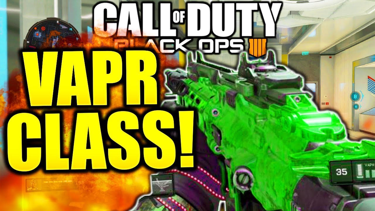 BEST GUN IN BLACK OPS 4 "VAPR-XKG BEST CLASS SETUP" COD BO4 VAPR BEST ...