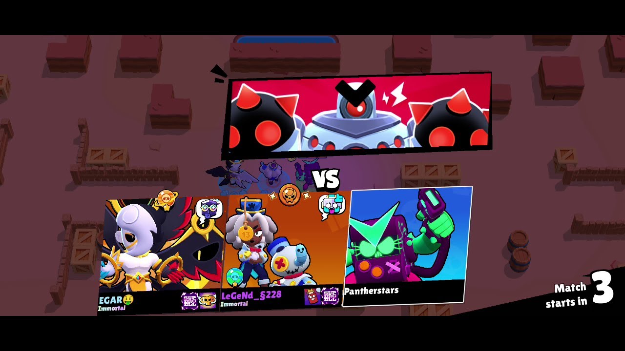 Brawl Stars - 3v1 Boss Fight Gameplay Walkthrough - (iOS, Android)😂 ...