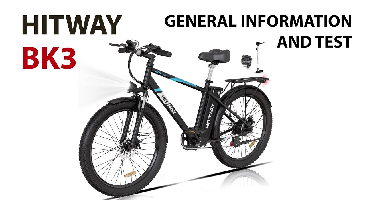 Hitway BK3 E-bike inceleme ve Almanya'da bisiklet kullanmak. - YouTube