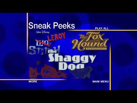 Sneak Peeks Menu from Atlantis: The Lost Empire: Special Edition 2006 DVD (What if?!)