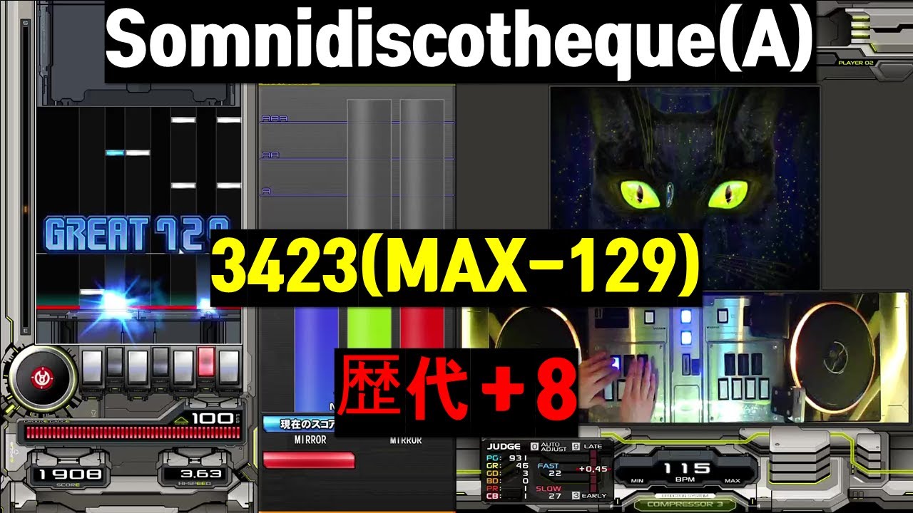 Somnidiscotheque(A) 3423(MAX-129)(歴代+8) - YouTube