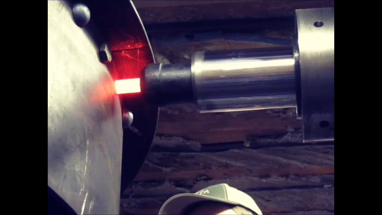 Hydraulic hot riveting - YouTube