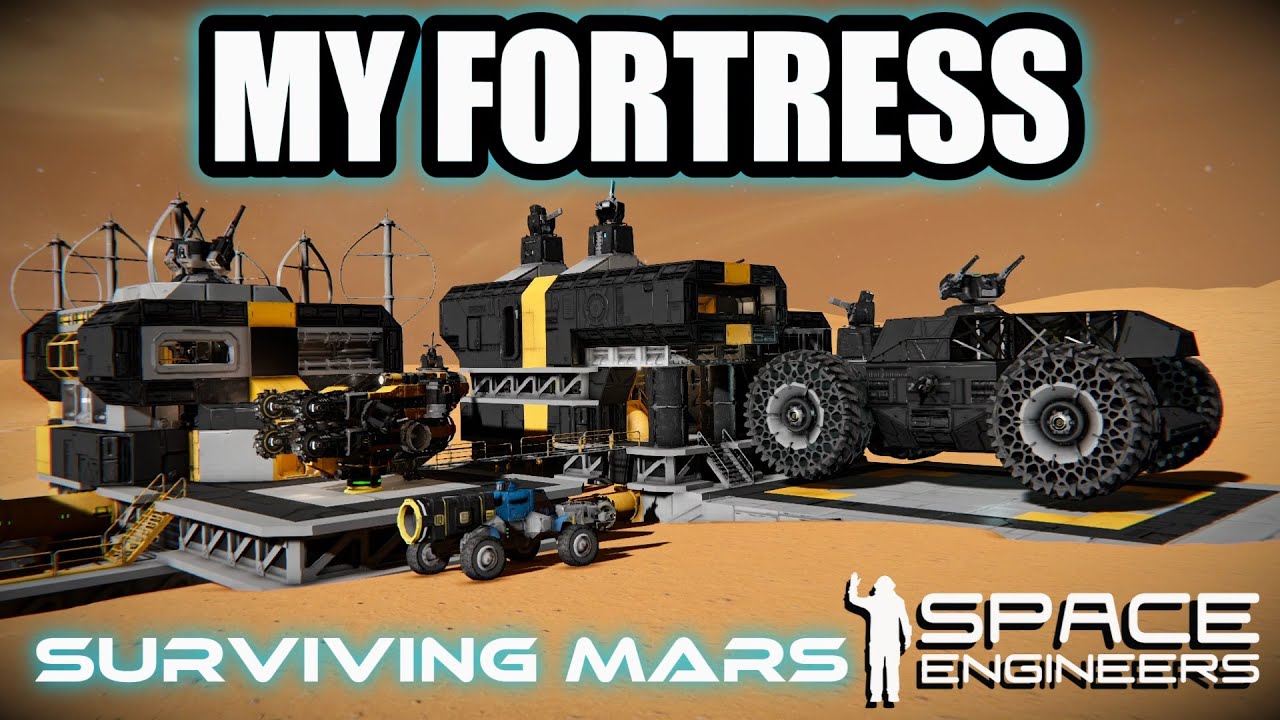 THAT'S HOW I WILL DEFEND MA BASE: SURVIVING MARS E06 - Space Engineers ...