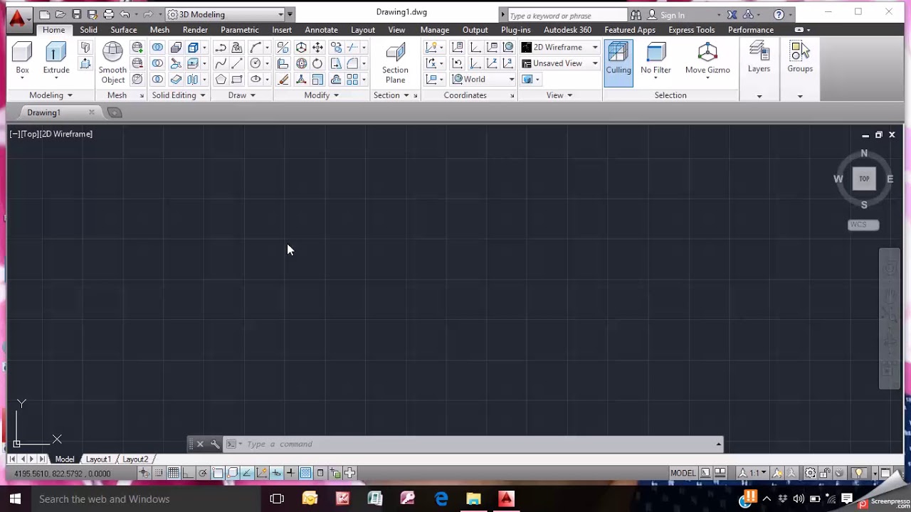How to create CPU fan in Auto Cad - YouTube