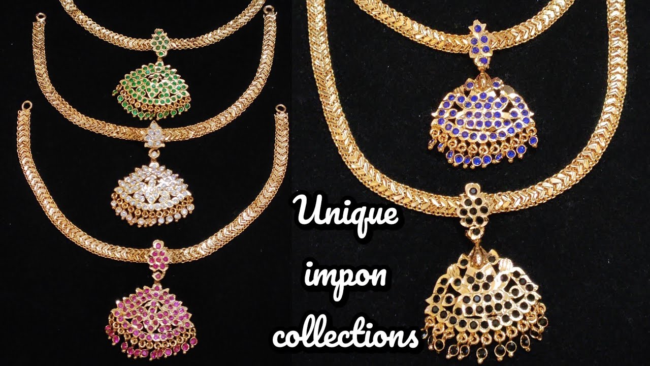 IMPON ATTIGAI JEWELLERY COLLECTIONS||TO ORDER WHATSAPP-7305451406 - YouTube