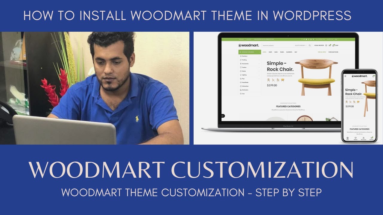 WoodMart Theme Customization 01 - How To Install WoodMart Theme in ...