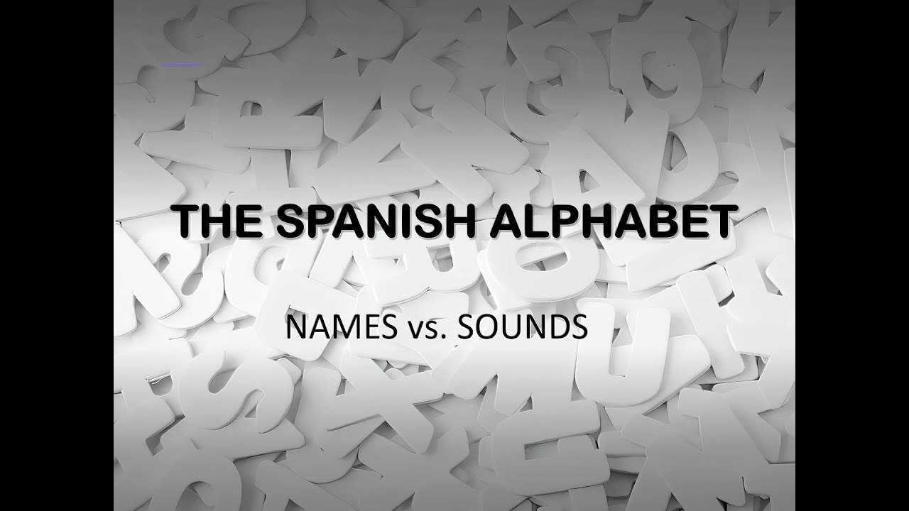 The Spanish Alphabet for Beginners - YouTube
