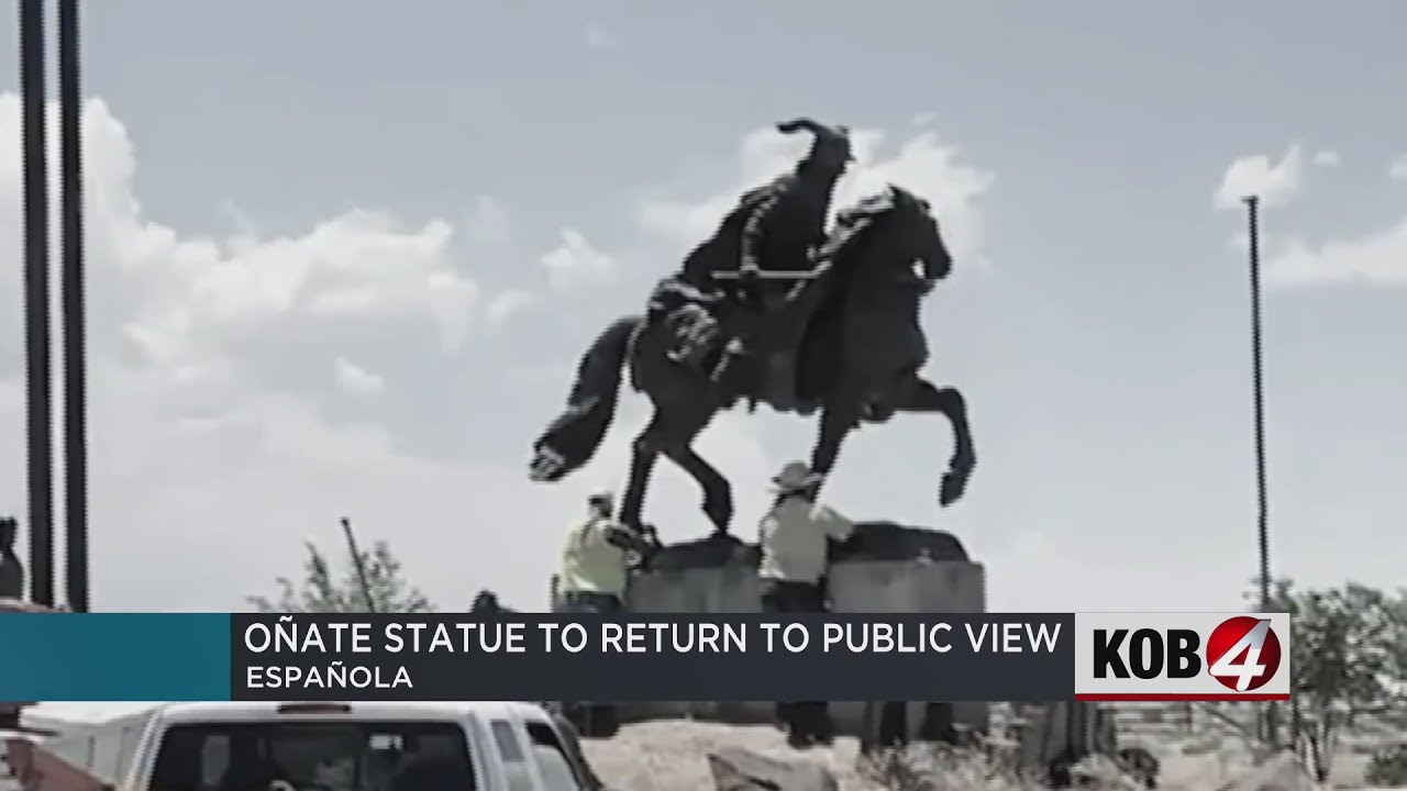 Oñate statue to return to public view - YouTube
