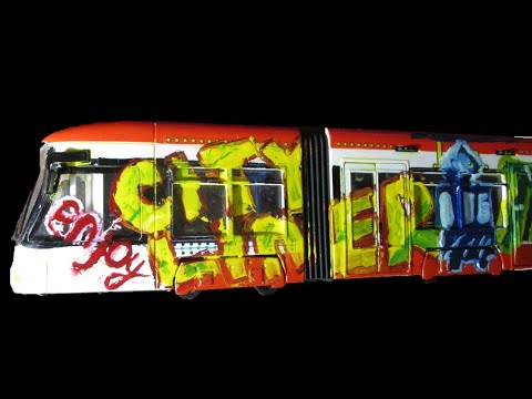 Toy Graffiti Tram - YouTube