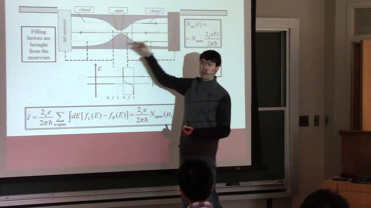 Quantum Transport, Lecture 6: Quantum Point Contacts II - YouTube