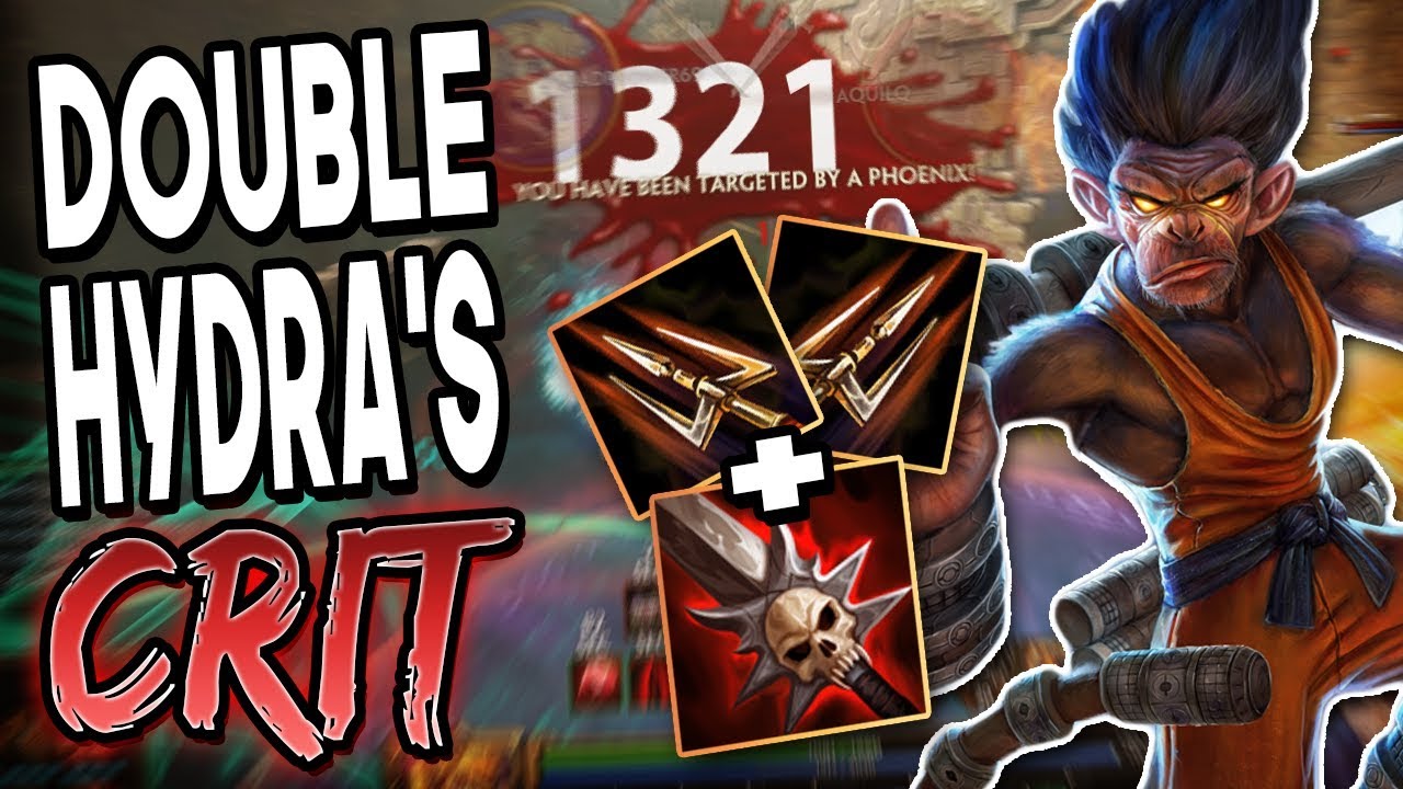 Smite: Double Hydras Crit Build - THAT SUPER CRIT! - YouTube
