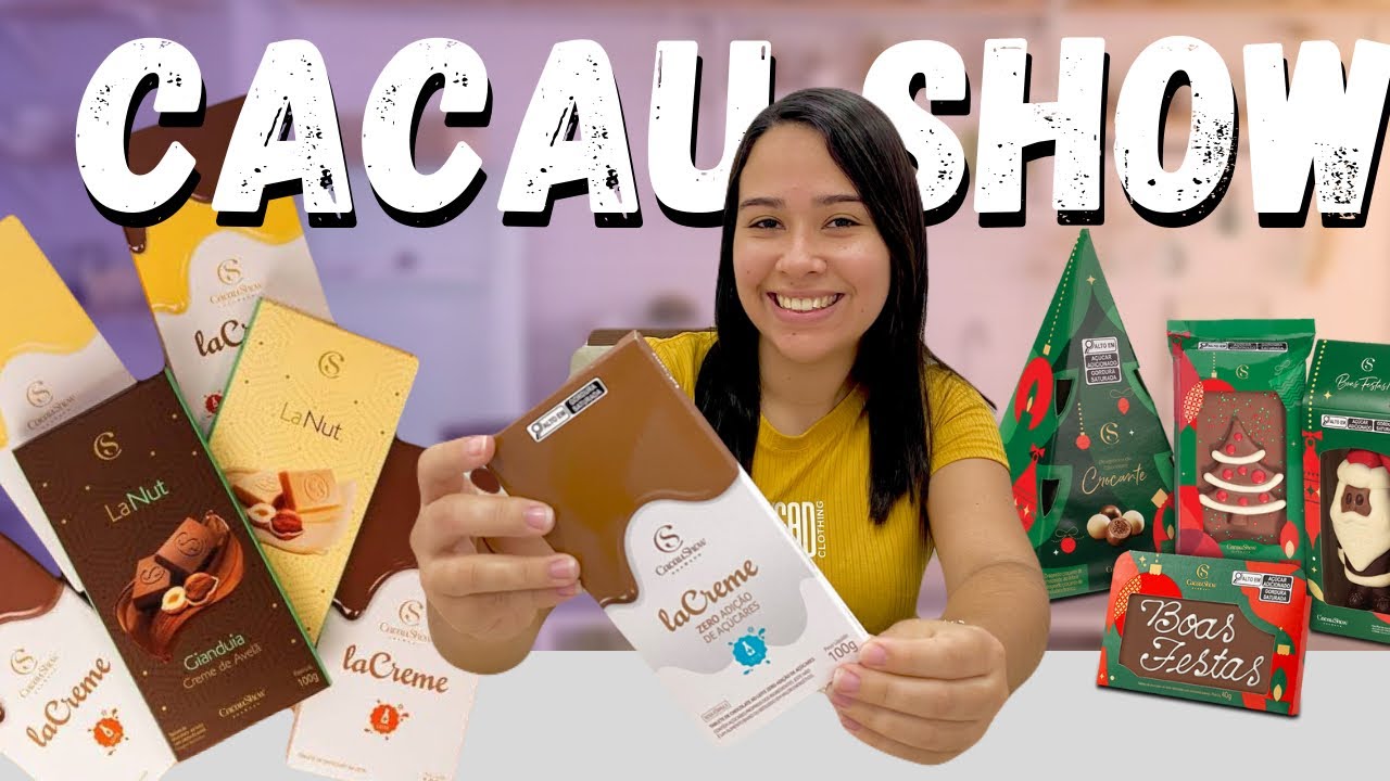 Chocolate cacau show zero açúcar | Experimentando barra la creme - YouTube