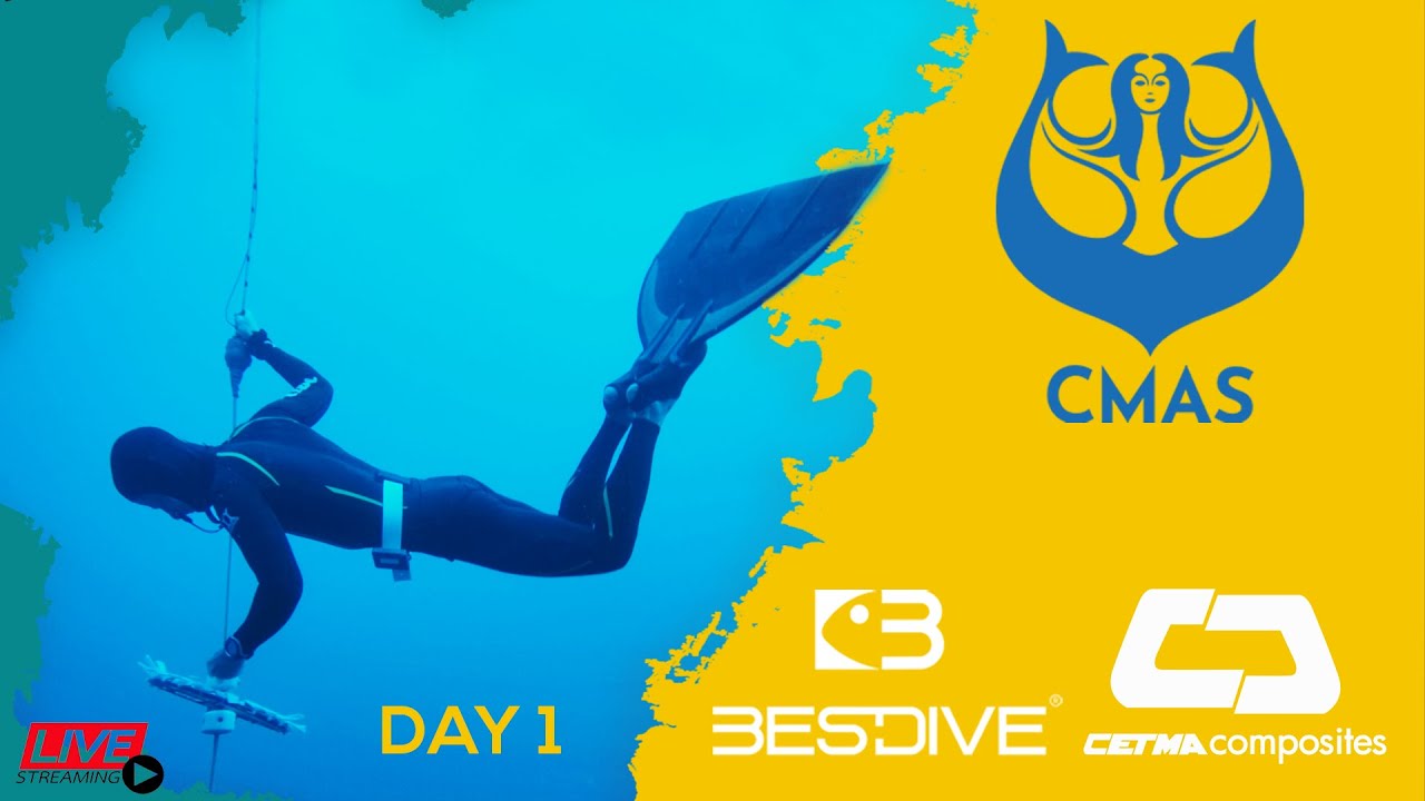 Freediving - CMAS Outdoor World Championship 2022 Kaş - Day 1 - CWT ...
