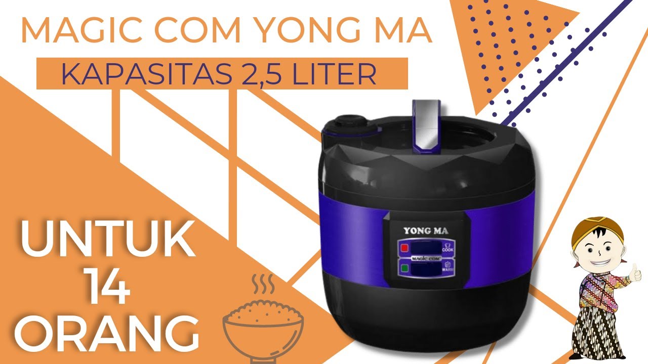 Review Magic Com Yong Ma 2,5 Liter | Yong Ma SMC-4033 | Official Toko ...