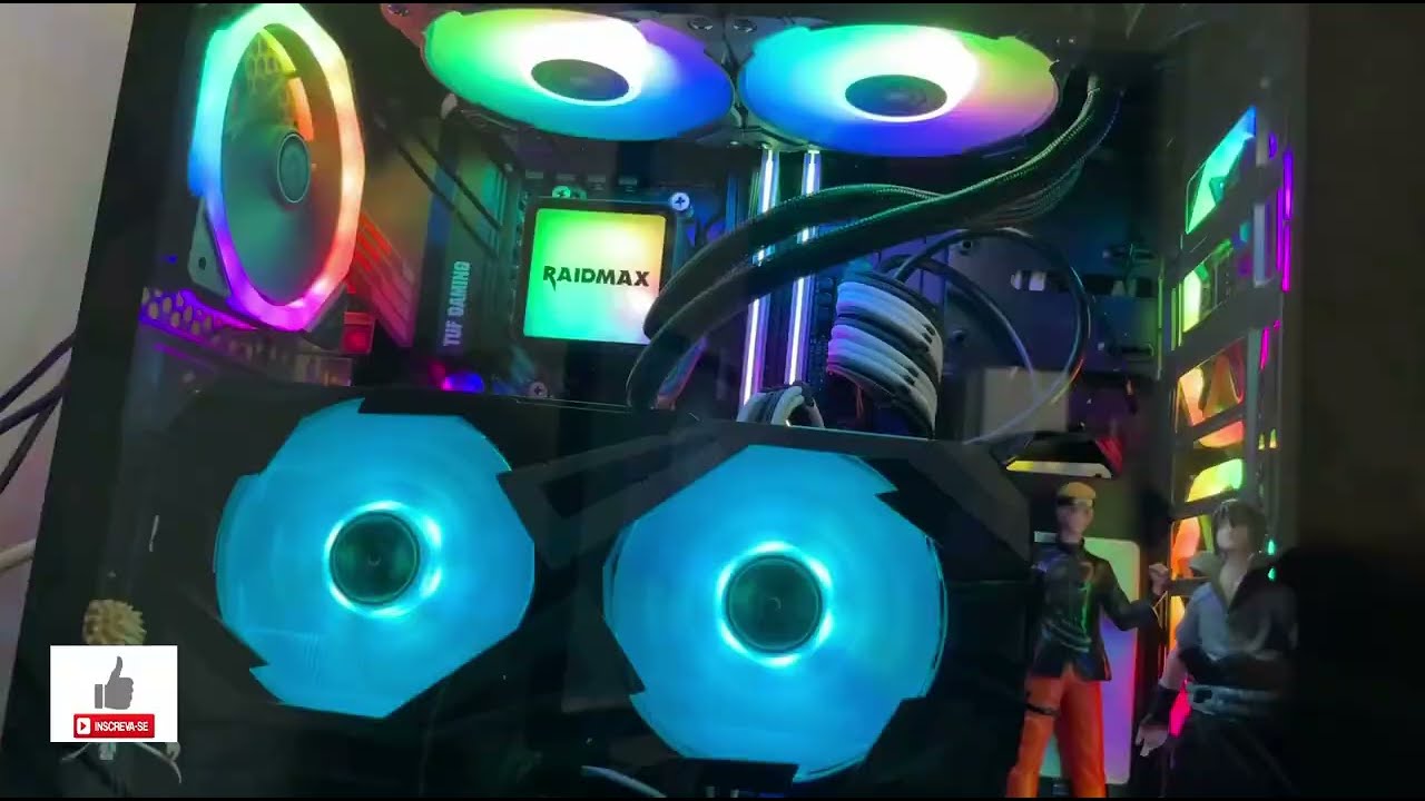 Umboxing do Water Cooler Raidmax Tornado ARGB, 240mm - LC 240 - YouTube