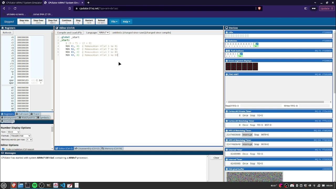 ARMv7 Assembly DSK - Cara Mengerjakan dengan Baik dan Benar - YouTube