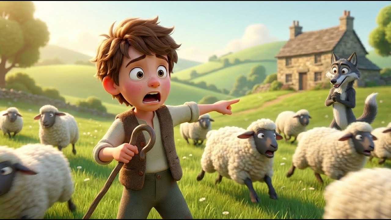 Le Garçon qui criait au Loup 🐺🐑 | Histoire pour enfants - YouTube