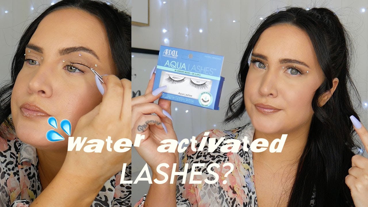 WATER ACTIVATED LASHES?! Trying the Ardell Aqua Lashes 🤔 - YouTube