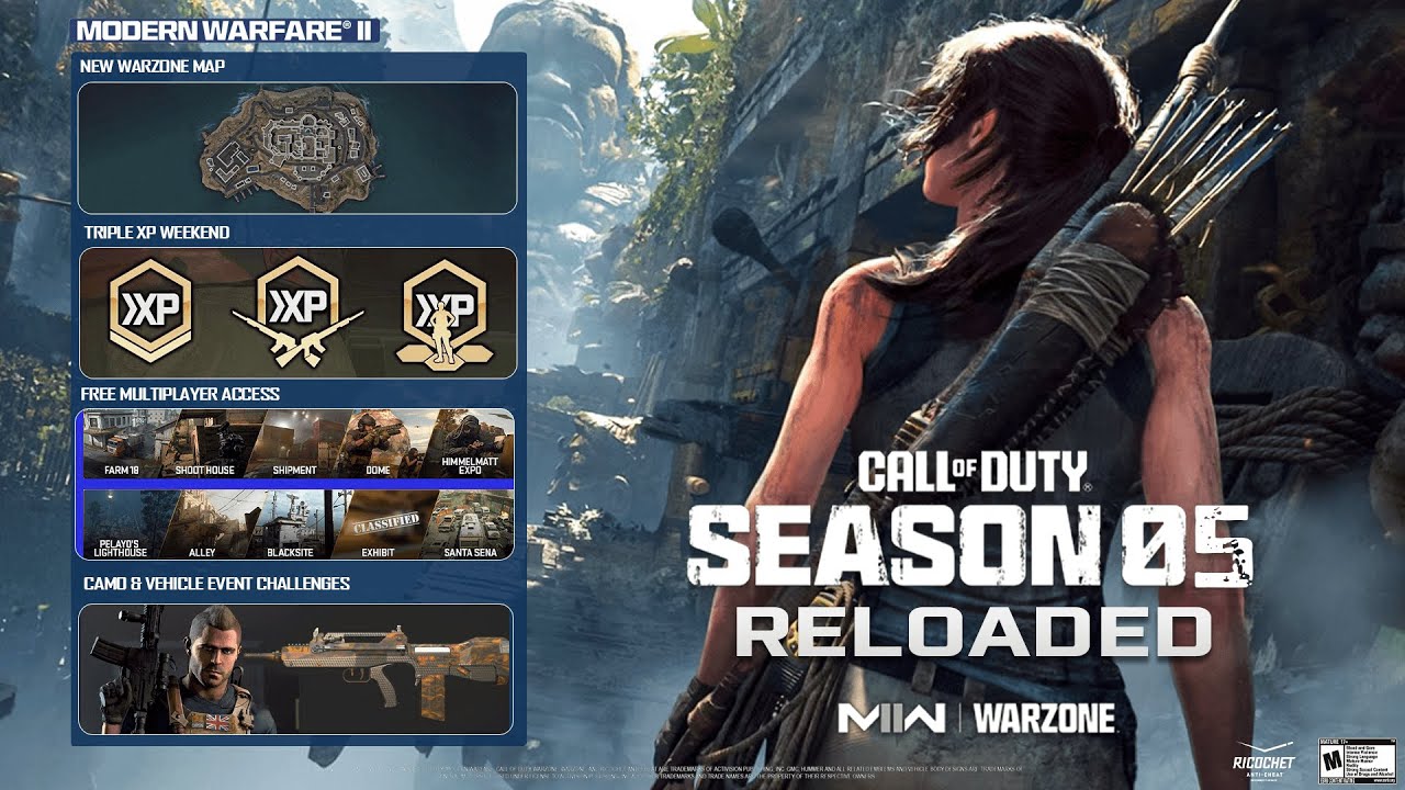 Reloaded Event REWARDS, New Warzone Map, & Triple XP Weekend! (MW2 ...
