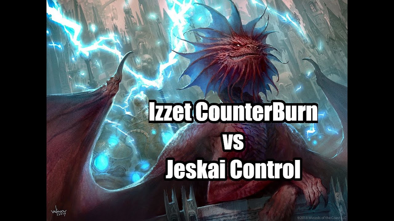 Izzet Counter-Burn vs Jeskai Control - YouTube