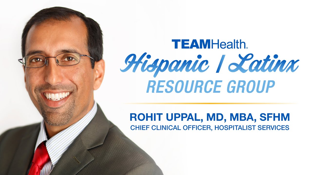 Hispanic Latinx Resource Group Executive Sponsor Dr. Rohit Uppal ...