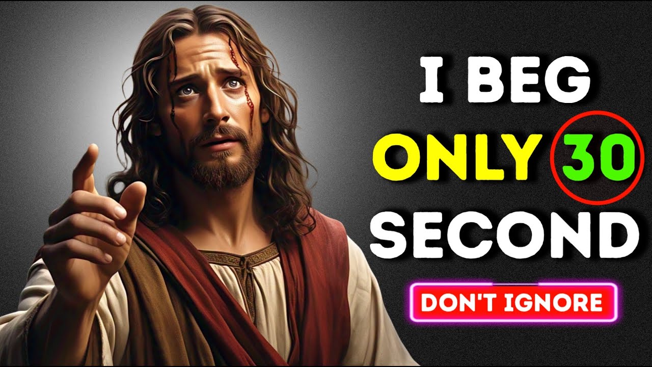 I BEG GIVE ME 1 MINUTE | GOD MESSAGE TODAY | GOD MESSAGE NOW #jesus # ...