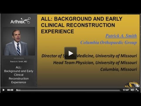 Patrick A. Smith, MD - ALL Background and Early Clinical Experience ...