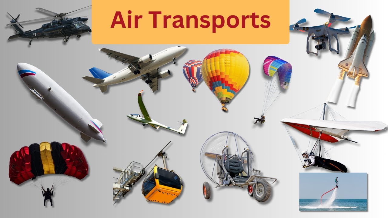 Air transport Vehicles for toddlers | Things That Fly - Helicopter ...