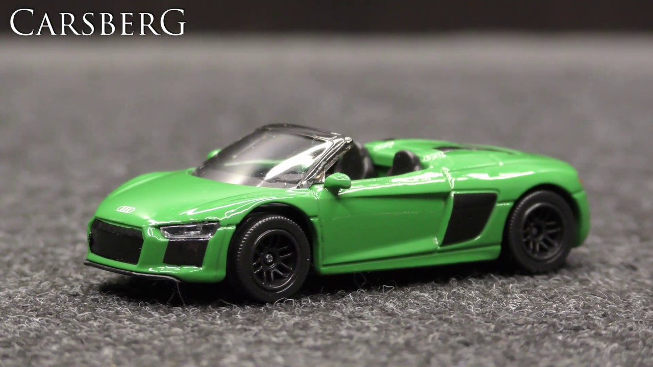 419. Audi R8 Spyder 1/58 - majoRETTE - Street Cars - YouTube