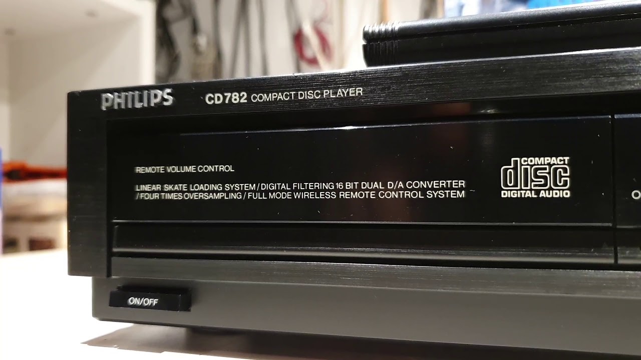 PHILIPS CD-782 tda 1541 high fidelity - test - YouTube