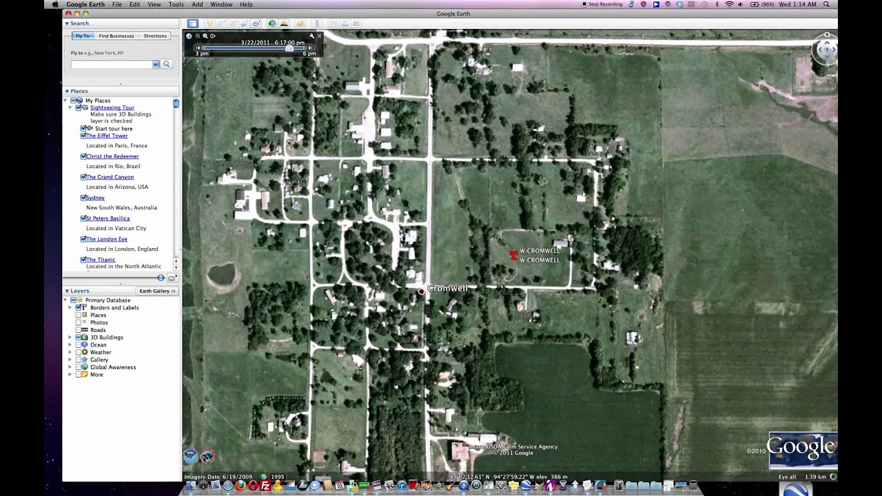 Google Maps Iowa Storm Reports 3-22-11 - YouTube