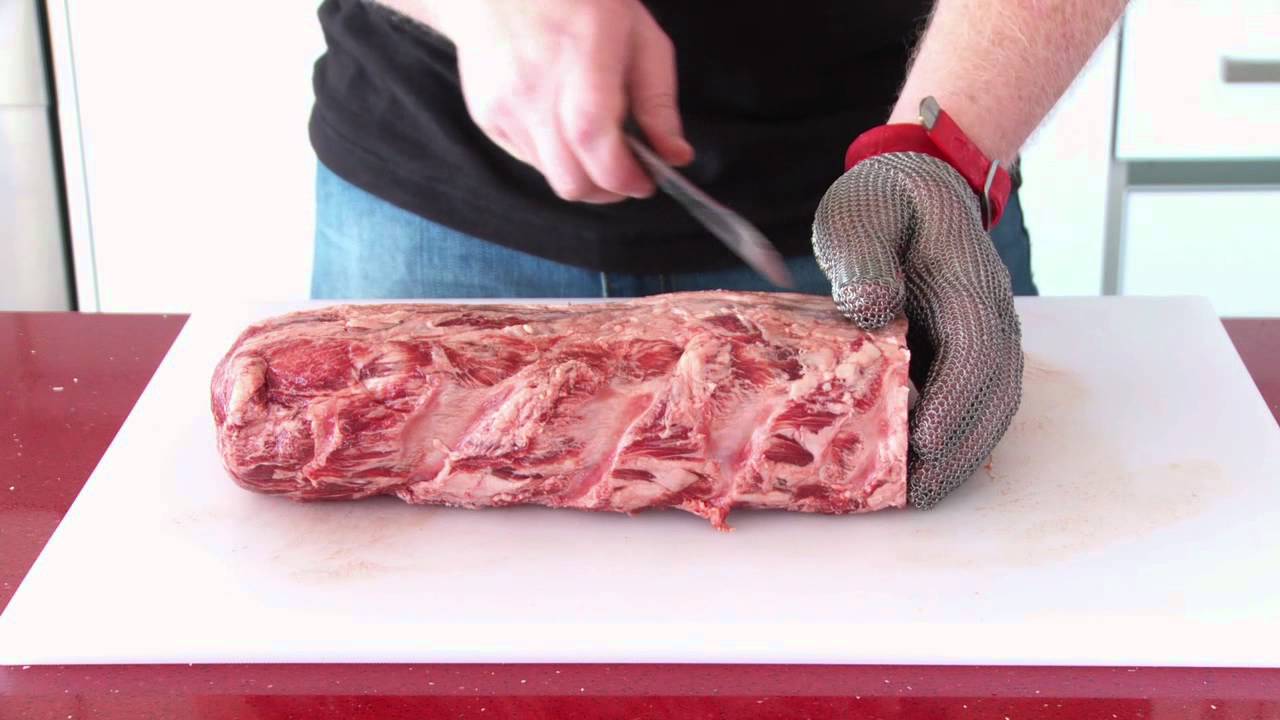 How to cut scotch fillet - YouTube